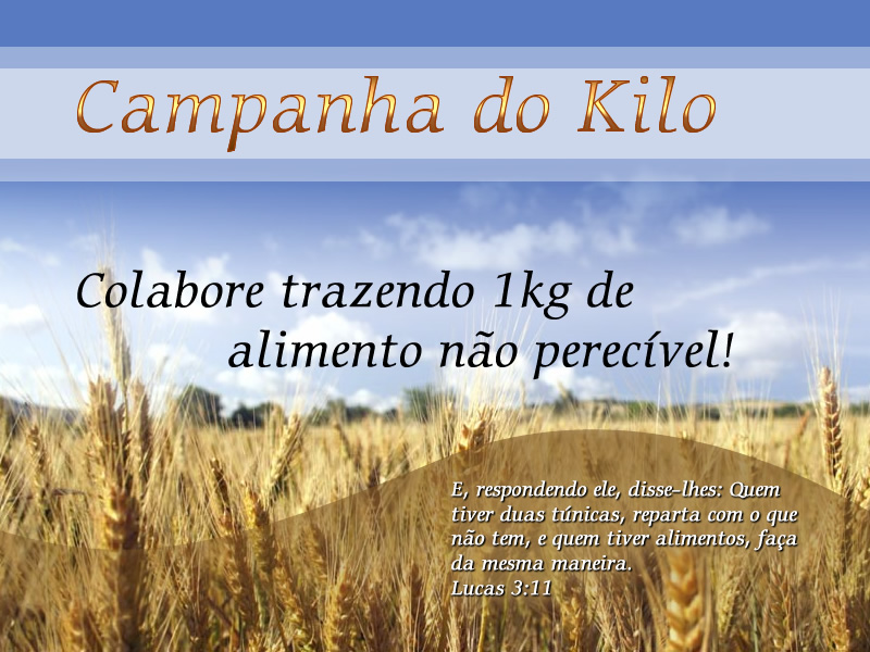 CAMPANHA DO KILO